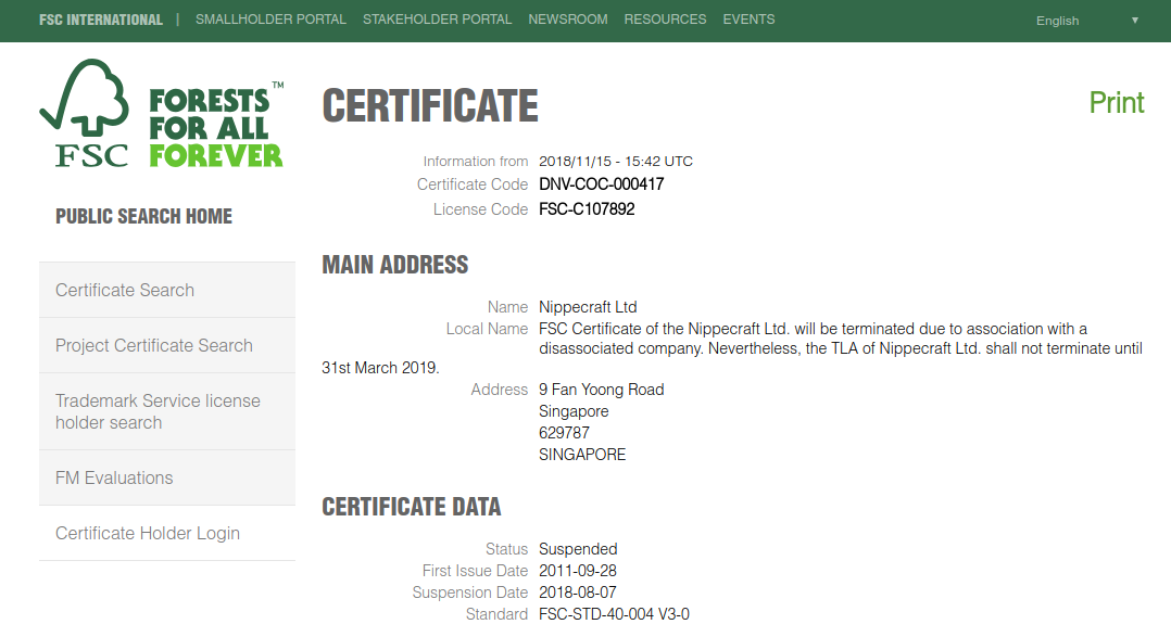 How can products from an Asia Pulp and Paper company have carried an ...